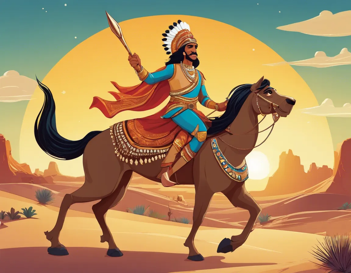 The Desert Prince and the Enigmatic Spirit - StoryBee