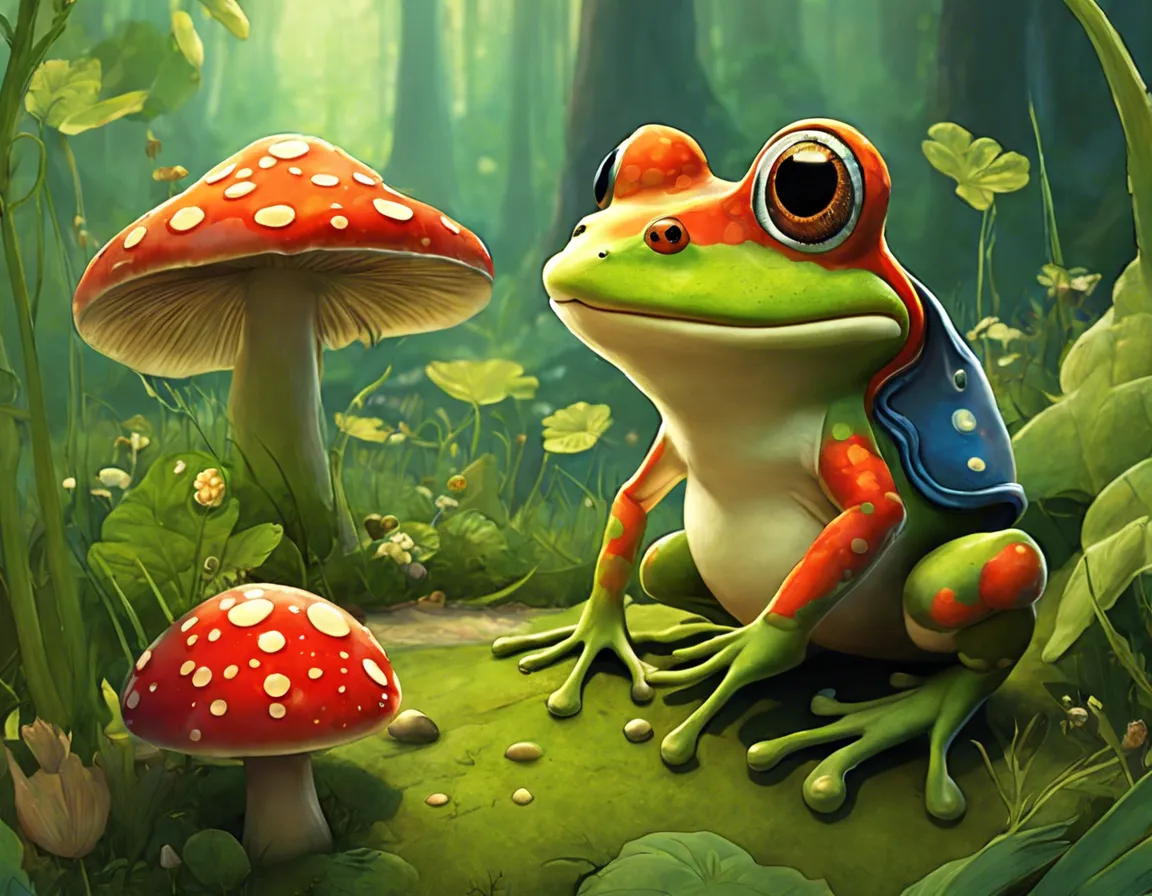 Freddy the Frog and the Enchanted Mushroom | Fairy Tale | StoryBee ...