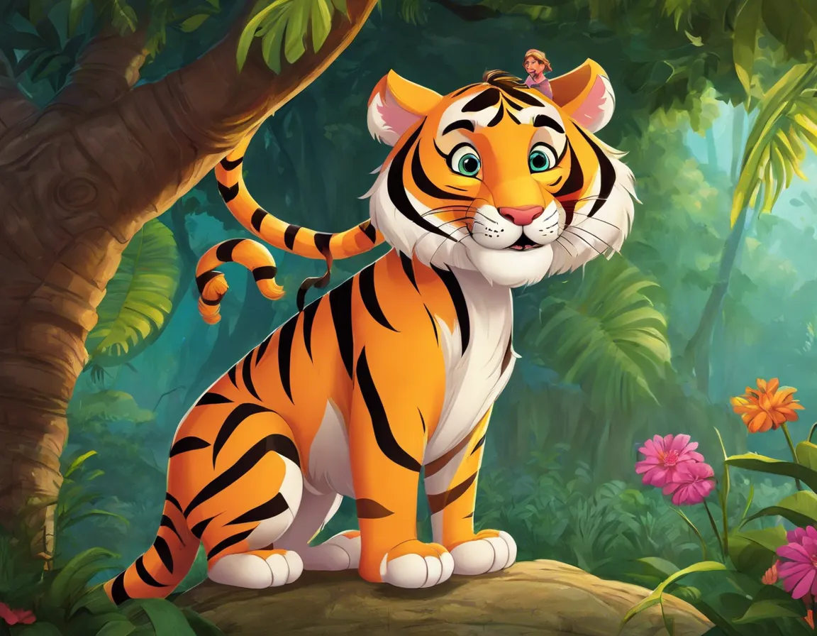 The Tiger and the Little Girl | Fairy Tale | StoryBee - Interactive AI ...