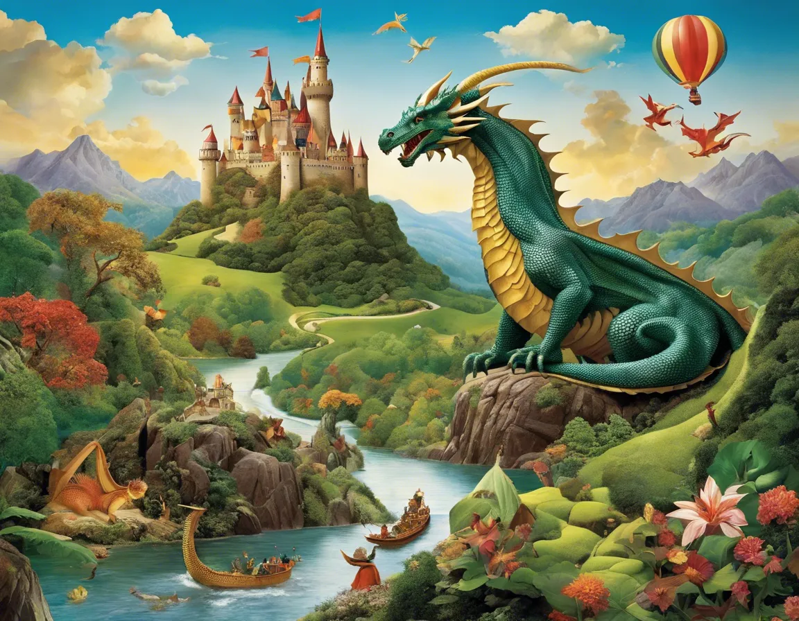 The Kind King and the Friendly Dragon | Fantasy | StoryBee ...