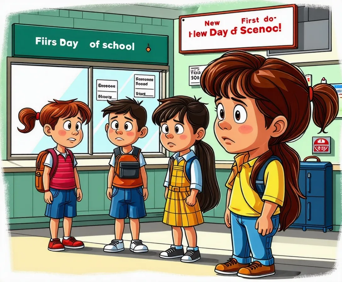 Maddie's First Day at School | Realistic Fiction | StoryBee ...