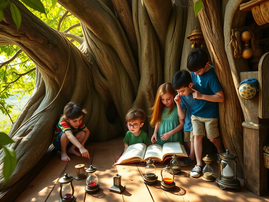 The Vanishing Treehouse Mystery: A Chronal Caper | mystery | StoryBee ...