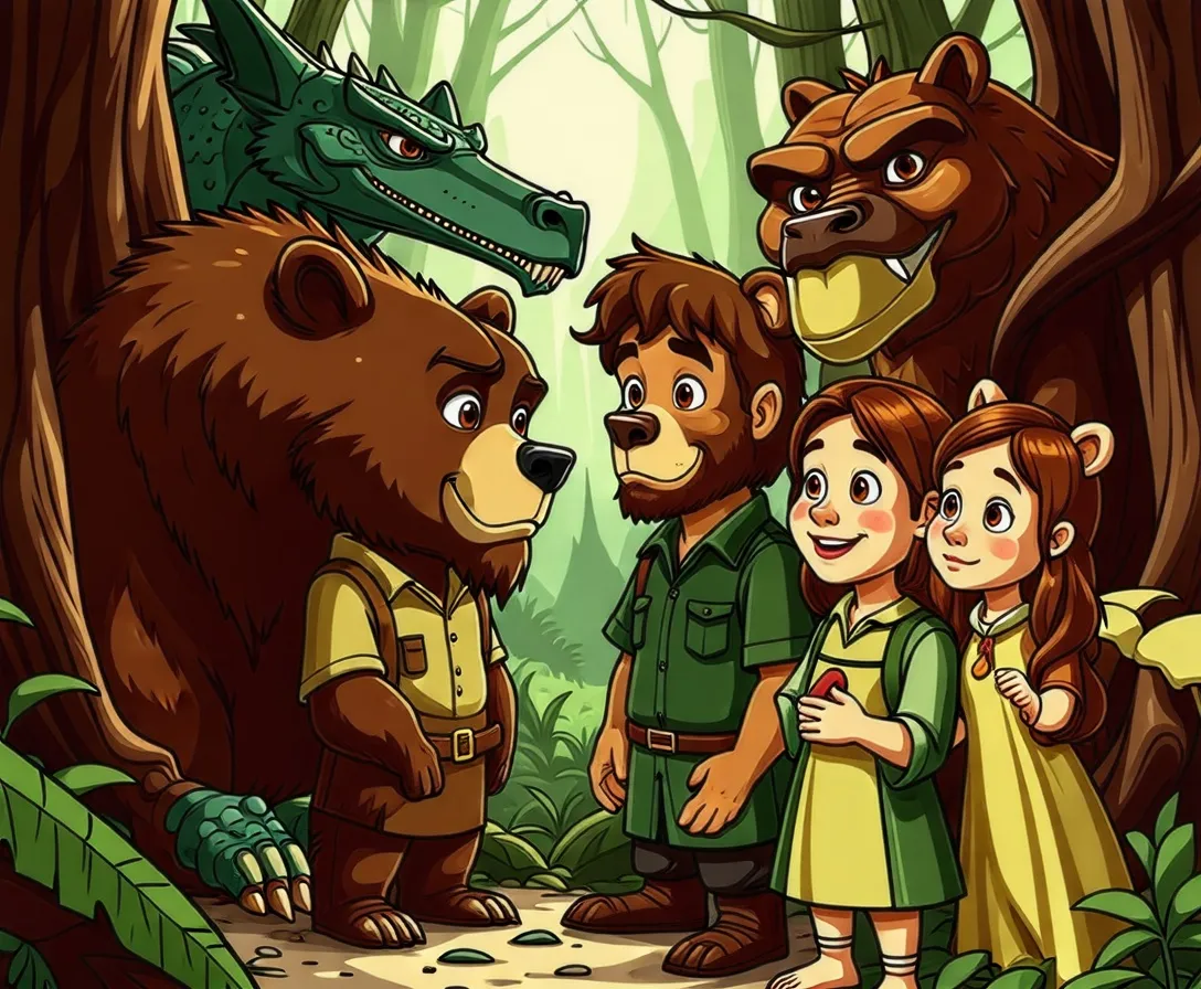 Sam and the Talking Bears | Science Fiction | StoryBee - Interactive AI ...