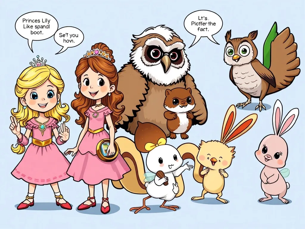 Princess Lily and the Grumpy Moonbeam | Fairy Tale | StoryBee - Interactive AI-Generated Kids ...