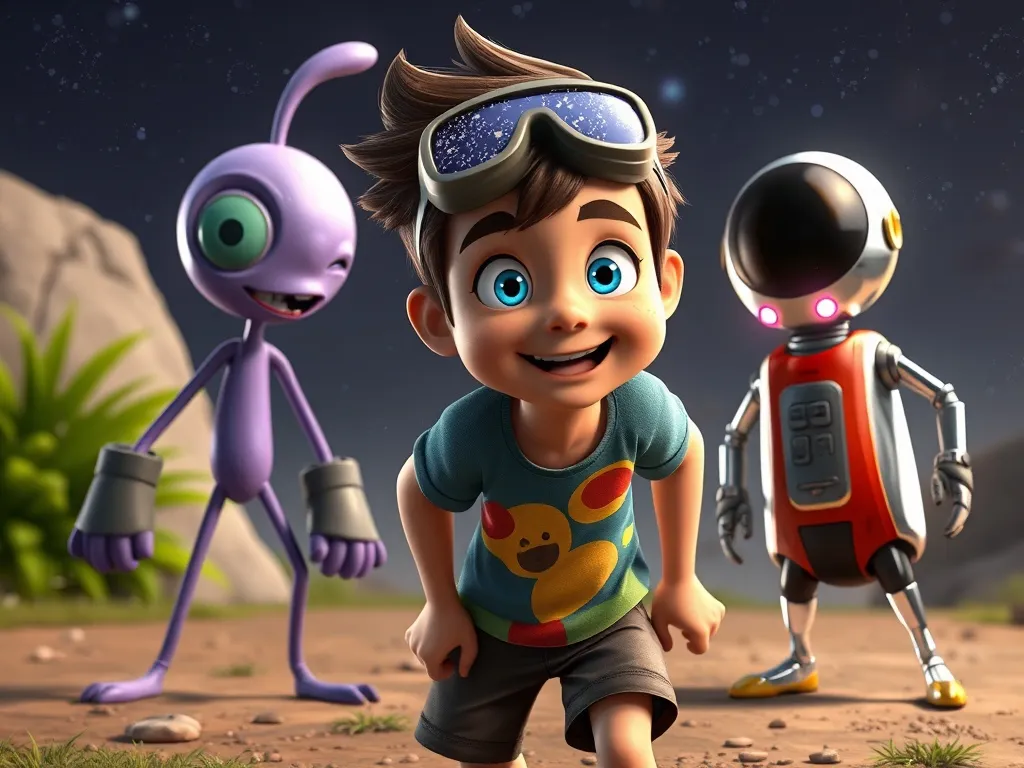 Ben-Boy, Marcus, and the Galactic Garden | Science Fiction | StoryBee ...