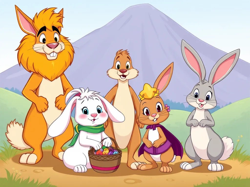 The Three Little Bunnies and the Grumpy Lion | Fairy Tale | StoryBee ...