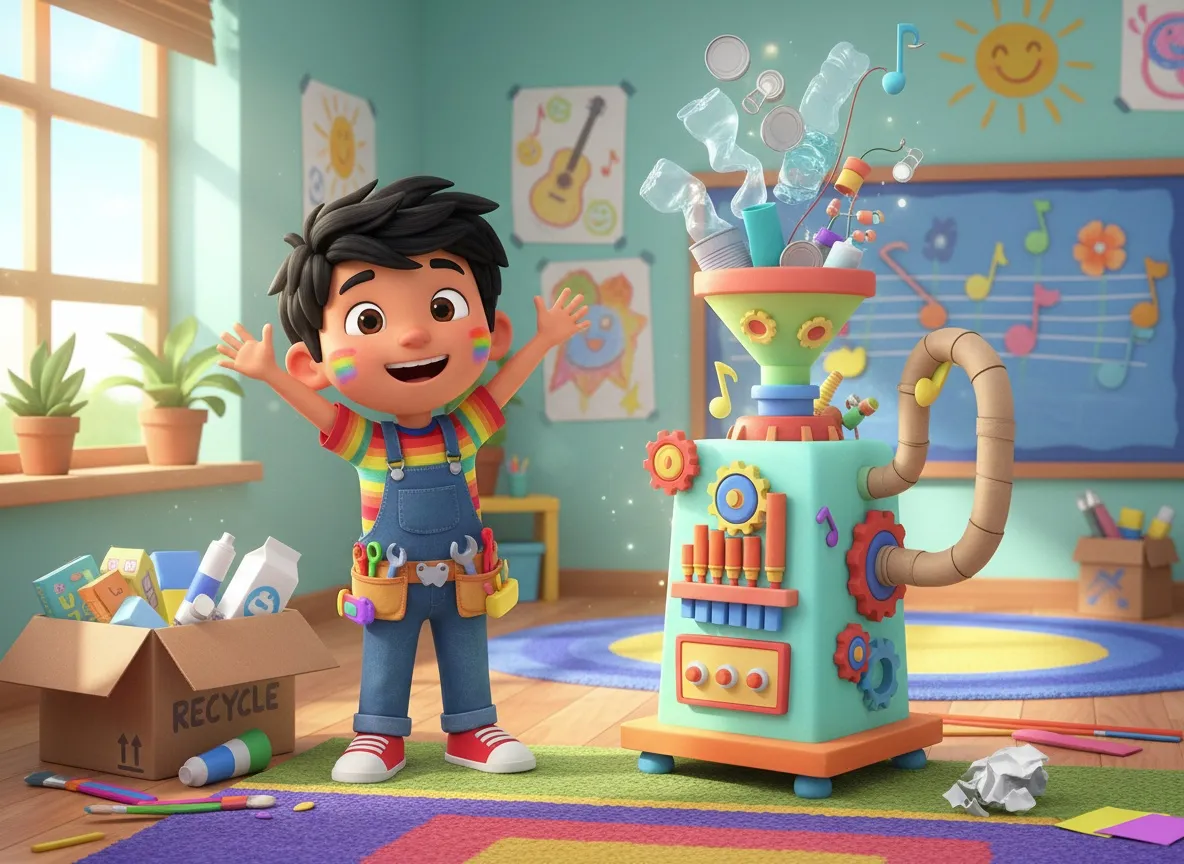 Leo's Terrific Trash-to-Tune Machine! | STEAM | StoryBee - Interactive ...